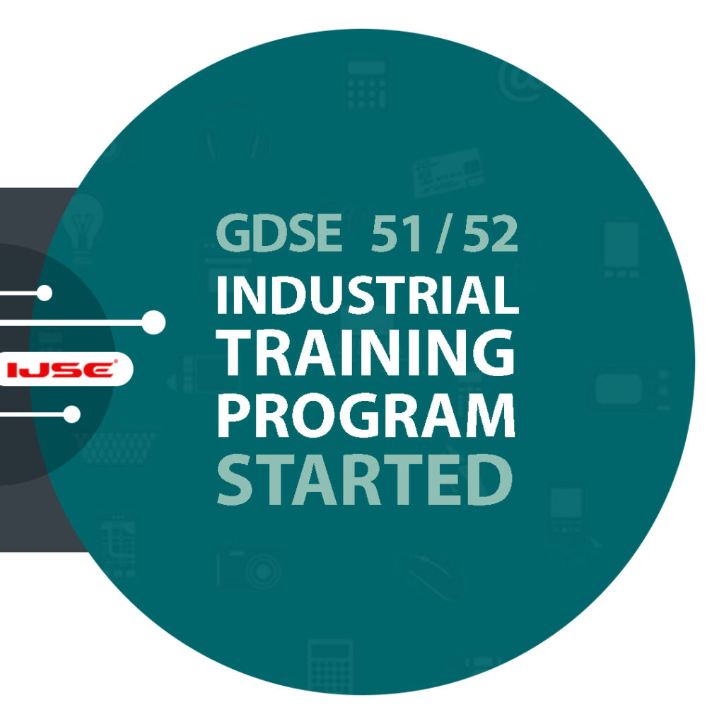 GDSE – Industrial Training Program 2020 Now Commencing. – Blog Site